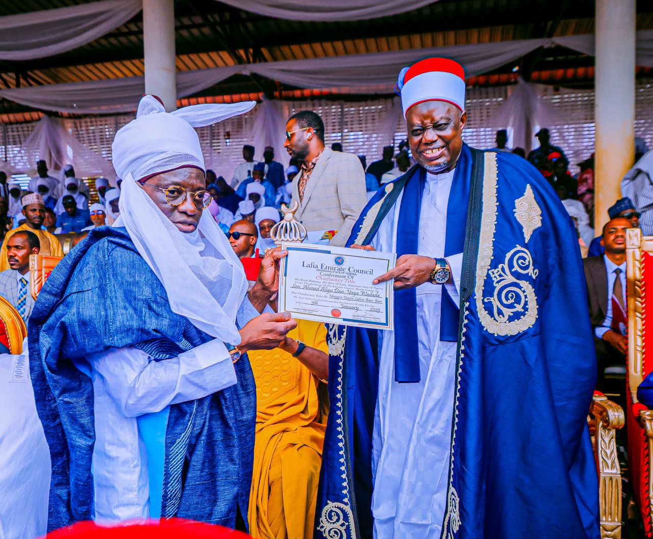 Senator Ahmed Wadada Turbaned Magajin Dangi of Lafia